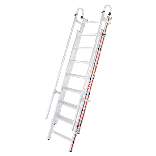 Einhänge-Schiebeleiter / Aluminium / ausziehbare Handläufe / Länge wählbar | eBay.de